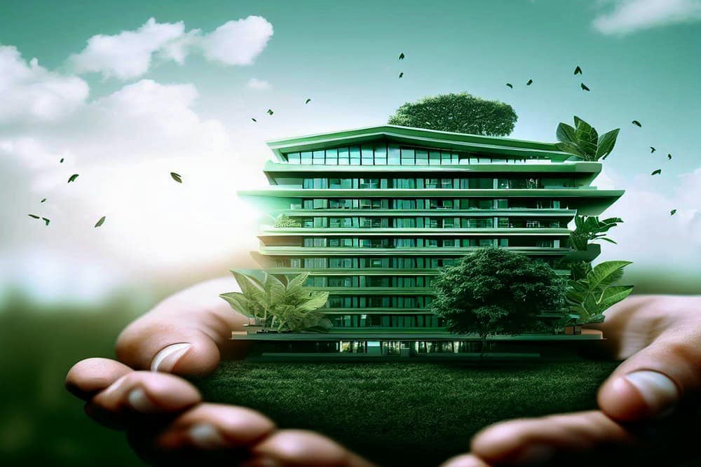 ai-generated-green-buildings-smart-city (1) | Symbiosis